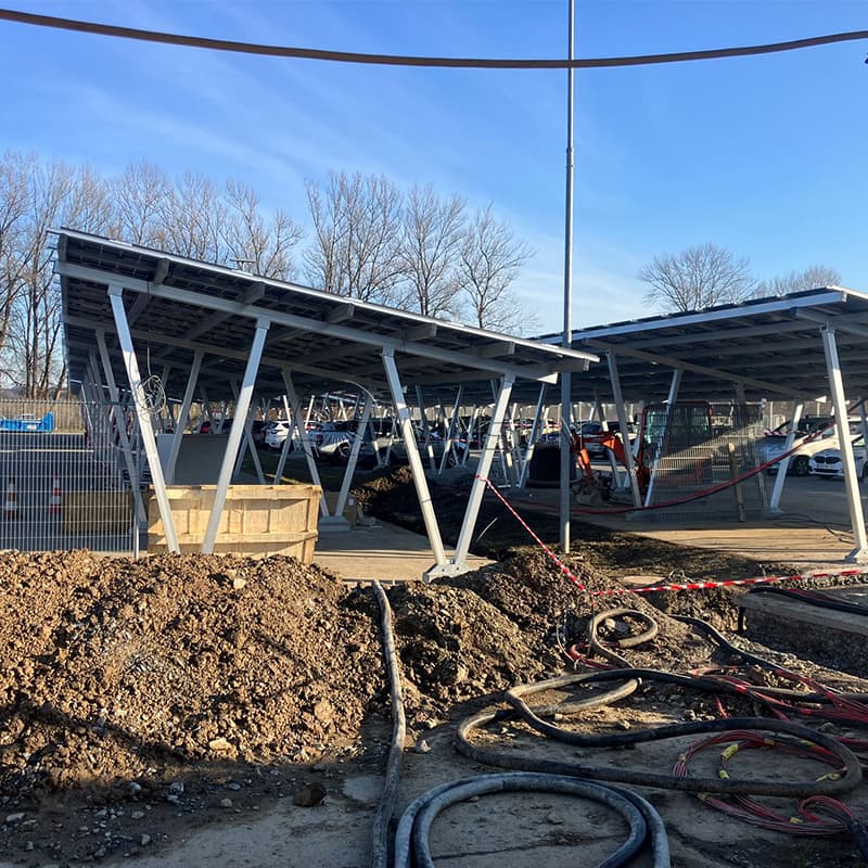 OEM/ODM Structural Waterproof Solar Carport Mounting System For Both ...